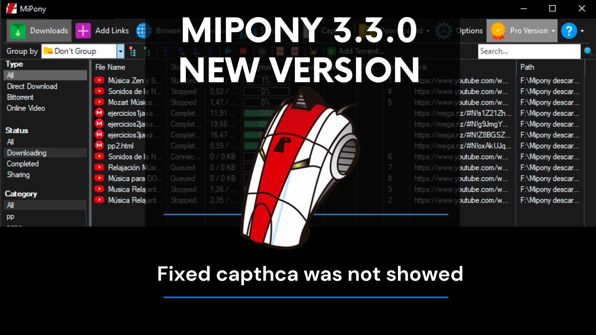 Mipony 3.3.0, new version