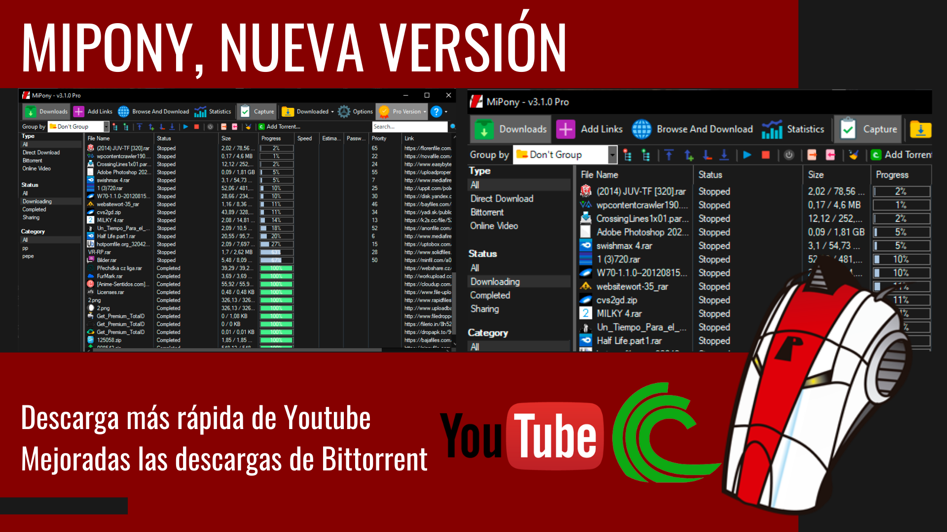 Mipony 3.2.2, nueva versión