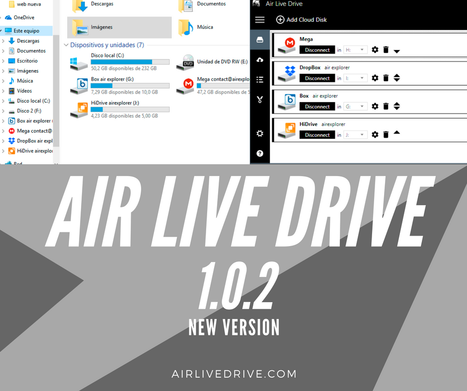 Air Live Drive 1.0.2, new version